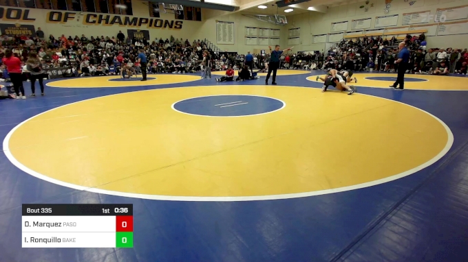 129 lbs Consi Of 16 #1 - Dominic Marquez, Paso Robles vs Isaac ...