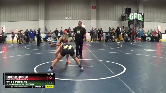 120 lbs Cons. Round 5 - Tyler Morales, Simmons Academy Of Wrestling vs ...