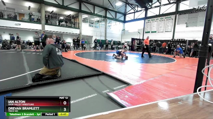 105-115 lbs Cons. Round 2 - Drevan Bramlett, Trico WC vs Ian Alton ...
