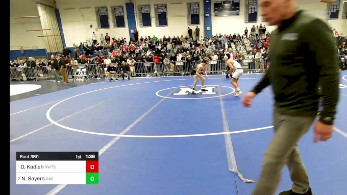 126 lbs Final - Dylan Kadish, Newton South vs Nathan Sayers, Xaverian