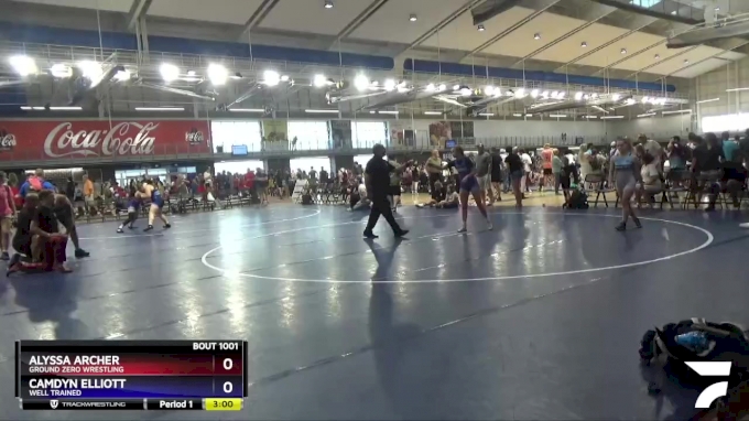 106 lbs Round 1 - Alyssa Archer, Ground Zero Wrestling vs Camdyn ...