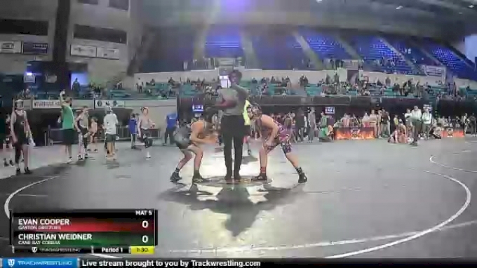 107 lbs Round 2 - Christian Weidner, Cane Bay Cobras vs Evan Cooper ...
