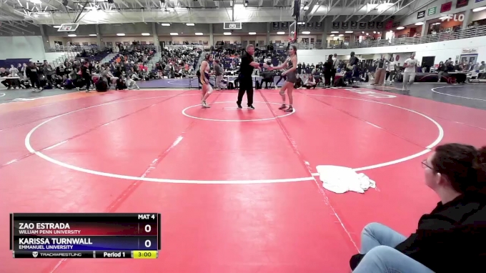 117 lbs 3rd Place Match - Karissa Turnwall, Emmanuel University vs Zao ...
