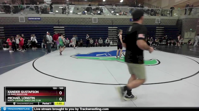 100 lbs Champ. Round 1 - Xander Gustafson, Lil Mavs Wrestling vs ...