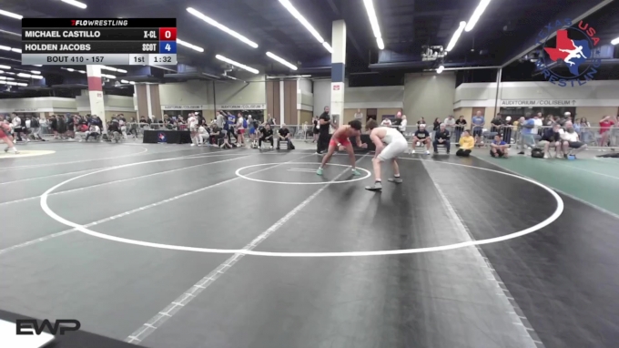 157 lbs Final - Michael Castillo, X-CLUSIVE Wrestling vs Holden Jacobs ...