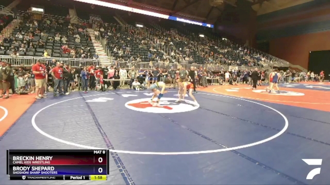 120 lbs Semifinal - Breckin Henry, Camel Kids Wrestling vs Brody ...