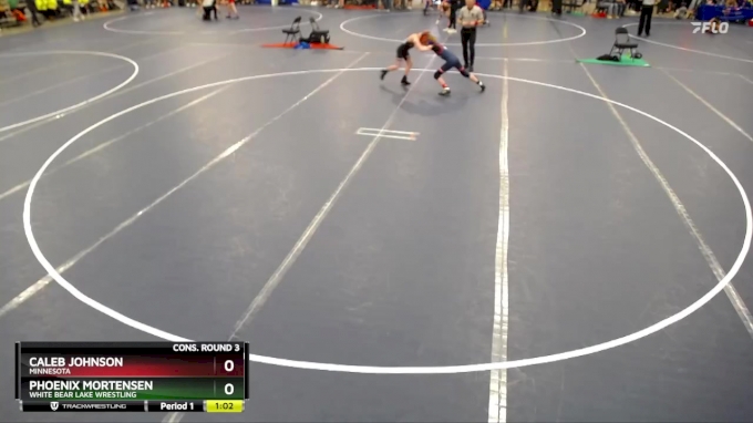 84 lbs Cons. Round 3 - Phoenix Mortensen, White Bear Lake Wrestling vs ...