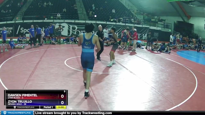 165 lbs Quarters & Wb (16 Team) - Dawsen Pimentel, Utah Black vs ZYON ...