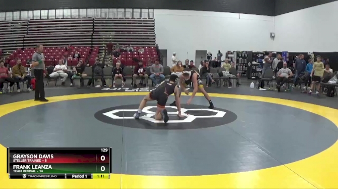 129 lbs Round 3 (8 Team) - Frank Leanza, Team Revival vs Grayson Davis ...