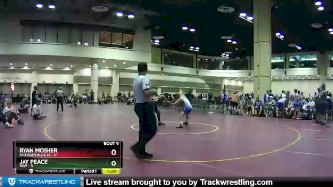 113 lbs Round 1 (16 Team) - Jay Peace, RAW vs Ryan Mosher, Michigan Blue AS