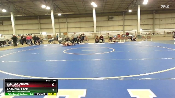 71 lbs Round 1 - Adam Wallace, Team Real Life Wrestling vs Bentley ...