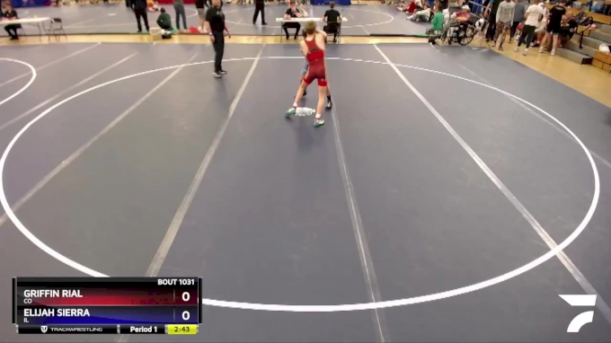 126 lbs Champ. Round 2 - Griffin Rial, CO vs Elijah Sierra, IL