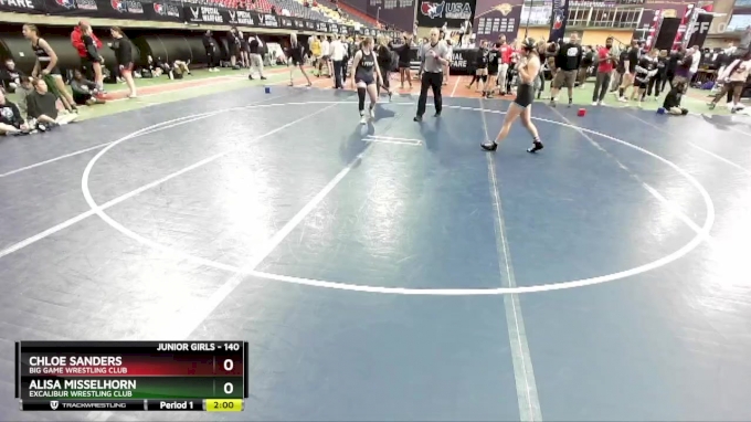 140 lbs Champ. Round 2 - Chloe Sanders, Big Game Wrestling Club vs ...