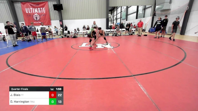 135 lbs Quarterfinal - Jordan Blais, Team Tugman HS vs Duncan ...