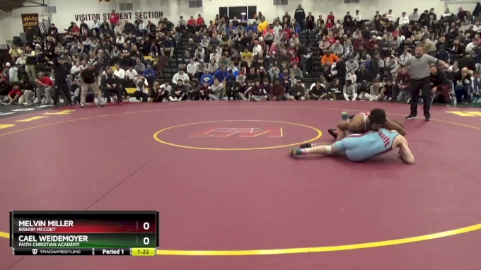 165 lbs Semifinal - Cael Weidemoyer, Faith Christian Academy vs Melvin ...