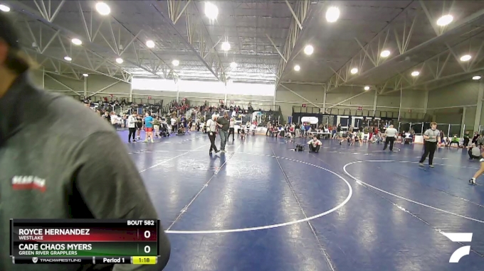 80 lbs Semifinal - Royce Hernandez, Westlake vs Cade Chaos Myers, Green ...
