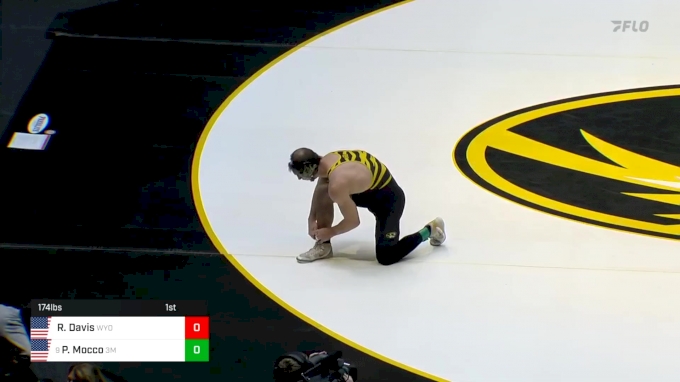174 lbs Riley Davis, Wyoming vs Peyton Mocco, 3 Missouri