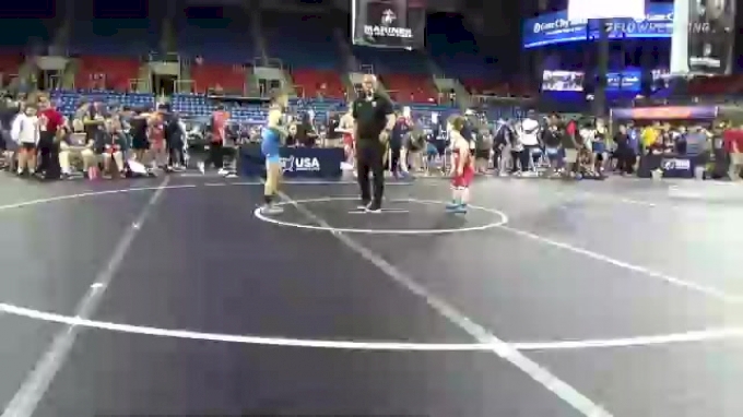88 lbs Consi Of 8 #1 - Logan Moyer, Minnesota vs Peyton Van Hoven, Virginia