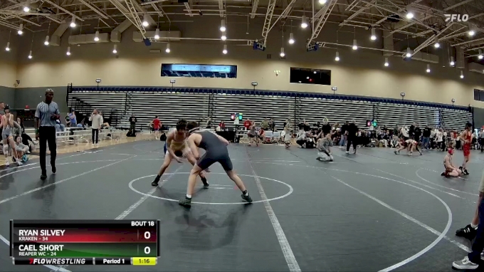 120 lbs Round 5 (8 Team) - Cael Short, Reaper WC vs Ryan Silvey, Kraken