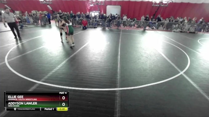 126 lbs Round 2 - Addyson Lawler, Wisconsin vs Ellie Gee, Warrior Youth ...