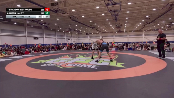 138 lbs 1st Place Match - Braylon Reynolds, Unattached vs Ashten Haley ...