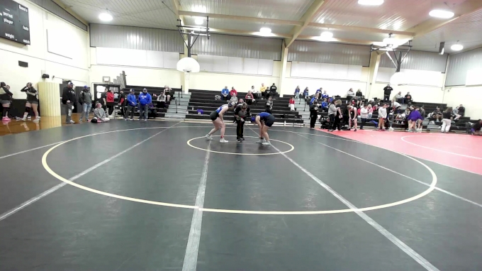145 lbs Rr Rnd 1 - Naveah Higgins, Pryor HS Girls vs Madison Bass ...
