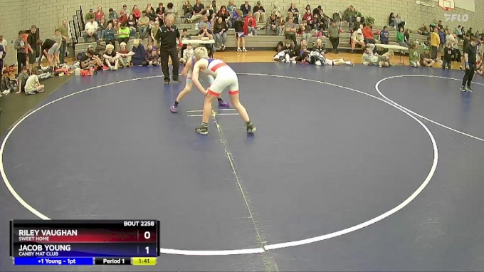 120 lbs Cons. Round 4 - Riley Vaughan, Sweet Home vs Jacob Young, Canby ...