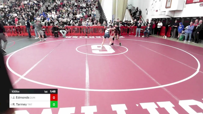 100 lbs Quarterfinal - Jailyn Edmonds, Quincy Upper vs Riley-Anne ...