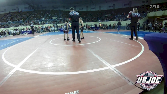64 lbs Round Of 16 - Logan Forst, Predator Wrestling vs Russell Stine ...