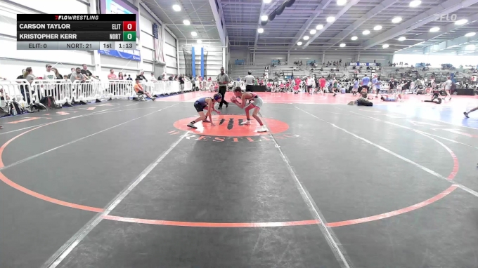 95 lbs Rr Rnd 2 - Carson Taylor, Elite NJ MS Black vs Kristopher Kerr ...
