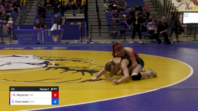 53 lbs Champ. Round 1 - Riley Rayome, Highlander Wrestling Club vs ...