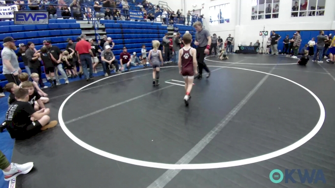 46 lbs Consolation - Casey Yott, Ada Youth Wrestling vs Cannon Corley ...