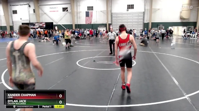 175 lbs Champ. Round 1 - Dylan Jack, Calhan Bulldogs vs Xander Chapman ...