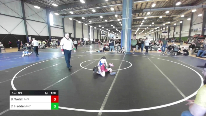 82 lbs Semifinal - Blaine Welsh, Patriot Mat Club vs Carter Hedden, Mat ...