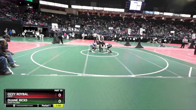 115 lbs Cons. Round 4 - Ozzy Roybal, CRT2 vs Duane Ricks, Unattached