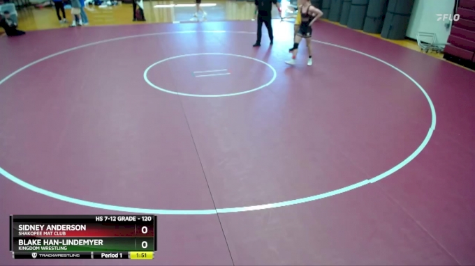 120 lbs Cons. Semi - Blake Han-Lindemyer, Kingdom Wrestling vs Sidney ...