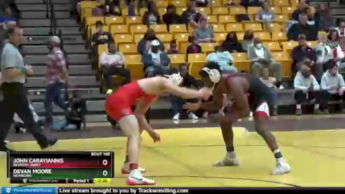 141 lbs 3rd Place Match - Devan Moore, Newberry vs John Carayiannis ...