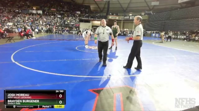 2A 190 lbs Cons. Semi - Brayden Burgener, Shadle Park vs Josh Moreau ...