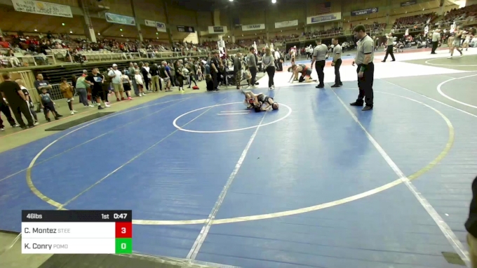 46 lbs Quarterfinal - Cruz Montez, Steel City Reloaded WC vs Kempsey ...