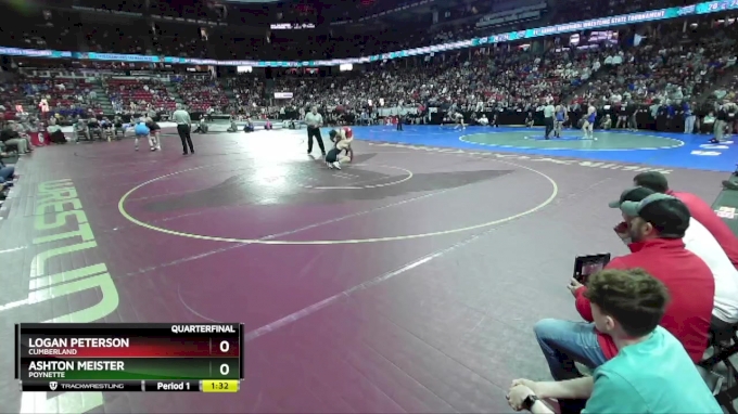 D3-150 lbs Quarterfinal - Ashton Meister, Poynette vs Logan Peterson ...
