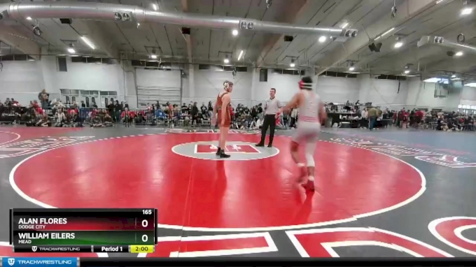 165 lbs Champ. Round 2 - William Eilers, Mead vs Alan Flores, Dodge City