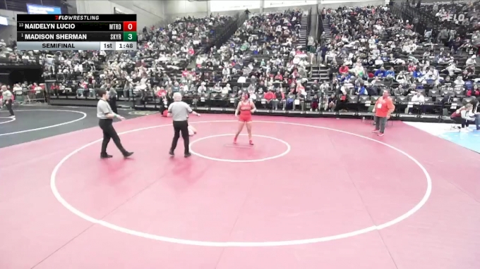 6A 155 lbs Semifinal - Madison Sherman, Skyridge vs Naidelyn Lucio ...