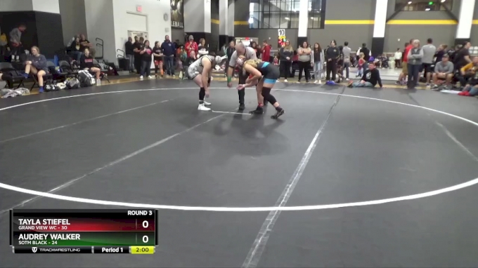 155 lbs Round 3 (6 Team) - Tayla Stiefel, Grand View WC vs Audrey ...