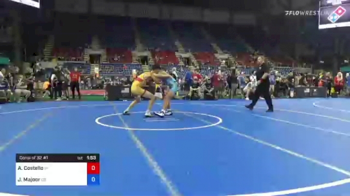 152 lbs Consi Of 32 #1 - Aidan Costello, Indiana vs Javani Majoor, Colorado