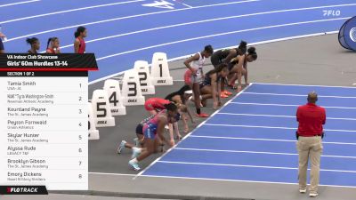 High School Girls' 60m Hurdles, Prelims 1 - Age 13-14