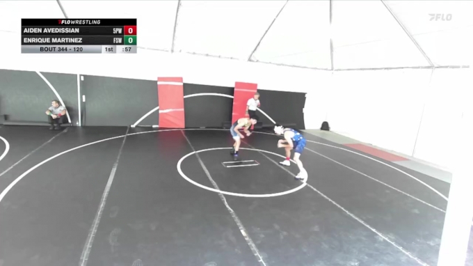 120 lbs Cons. Round 4 - Enrique Martinez, Fifth Sun WC vs Aiden ...