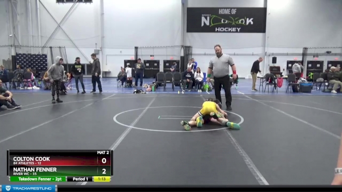 88 lbs Round 1 (4 Team) - Nathan Fenner, River WC vs Colton Cook, 84 ...