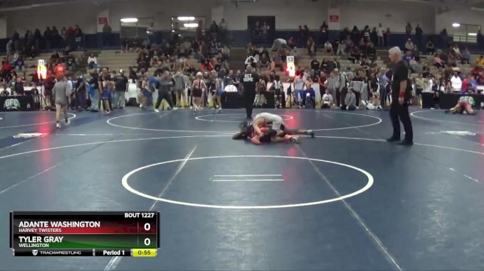 100 lbs Cons. Round 4 - Adante Washington, Harvey Twisters vs Tyler ...