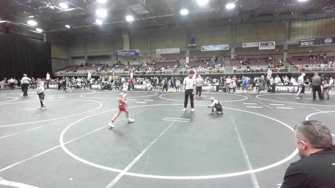 57 lbs Rr Rnd 3 - James Devaul, Pikes Peak Warriors vs Landon Gustafson ...