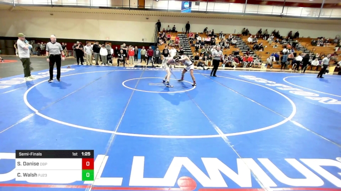 132 lbs Semifinal - Santino Danise, Don Bosco Prep vs Carson Walsh ...